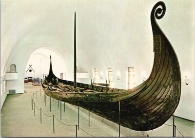 The Oseberg Ship Osebergskipet Viking Ship Museum Postcard D58 UNUSED ...
