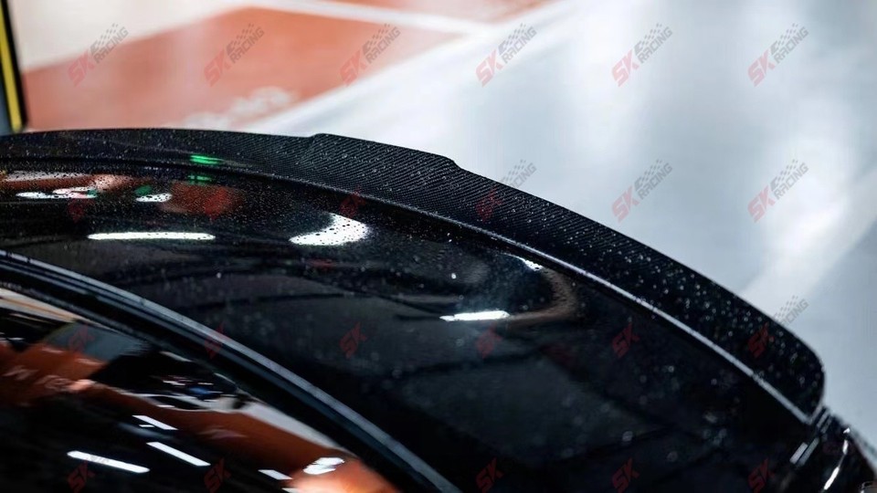Glossy/Carbon Fiber Rear Spoiler Roof Wing For Benz S-Class W223 S680 ...