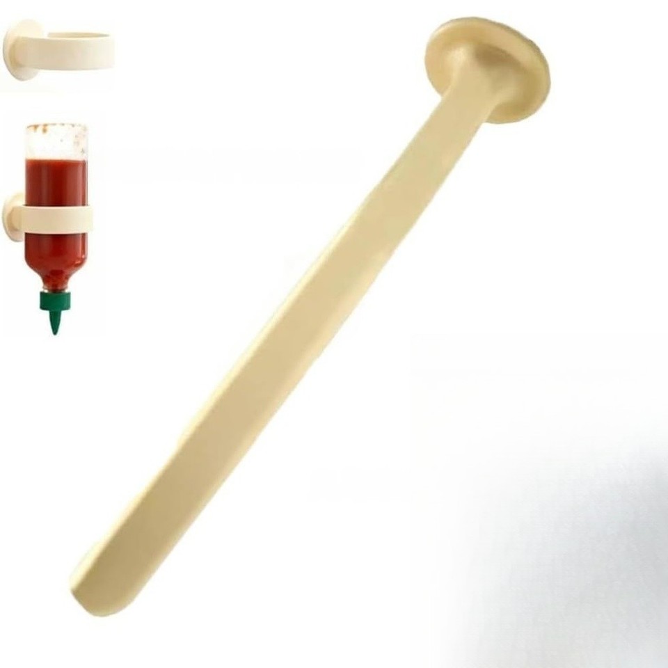 Wall Mounted Silicone Bottle Holder for Efficient Kitchen For Condiment ...