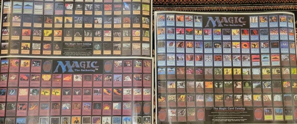 Magic the Gathering | Charity Fellowship Poster Set W/ Color Booklet | eBay