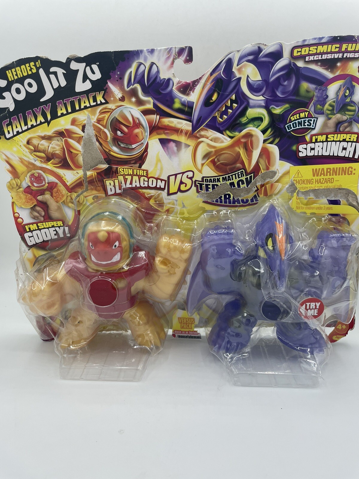 Heroes of Goo Jit Zu Galaxy Attack Sun Fire Blazagon vs Dark Matter ...