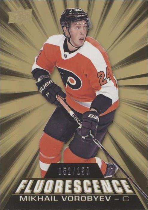 2018-19 Upper Deck - Fluorescence Mikhail Vorobyev #F-45 Gold /150 (RC ...