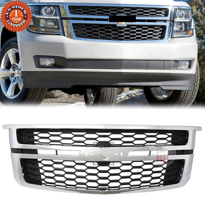 For 2015-2020 Chevrolet Chevy Tahoe Suburban Front Upper Grille ...