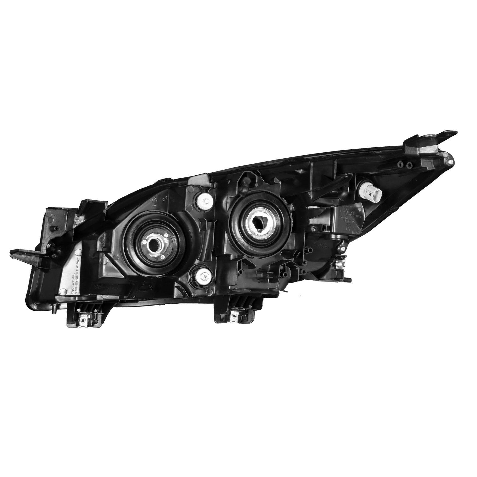 LH+RH Black Headlights Front Lamps Clear Lens For 2010-2013 Mazda 3 | eBay