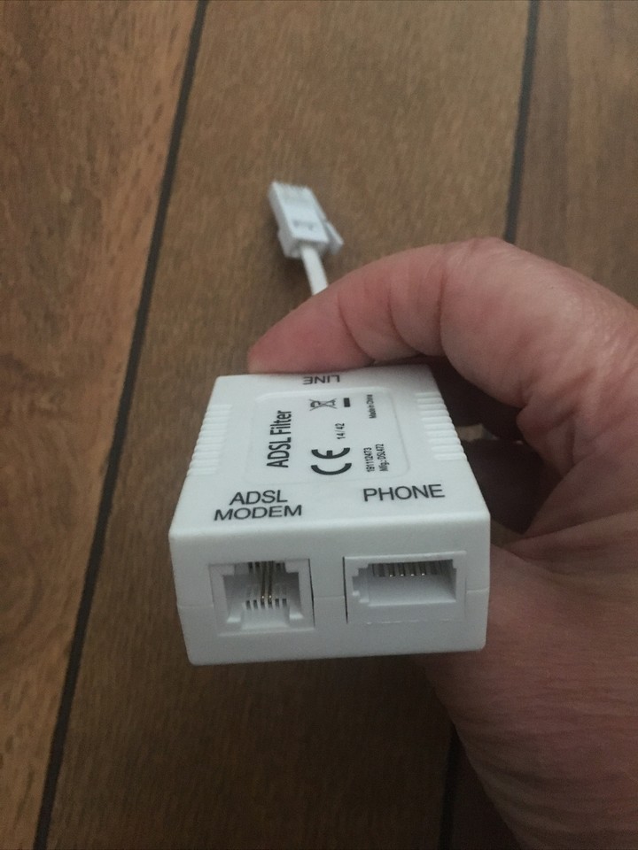 ADSL filter -ADSL Modem And Phone CE 191112473 | eBay UK