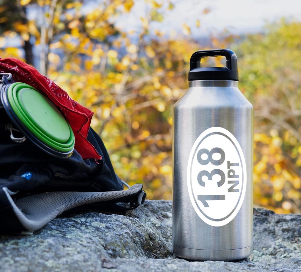 Adirondack NPT Northville Placid Trail Oval Vinyl Decal ADK NY hiking ...