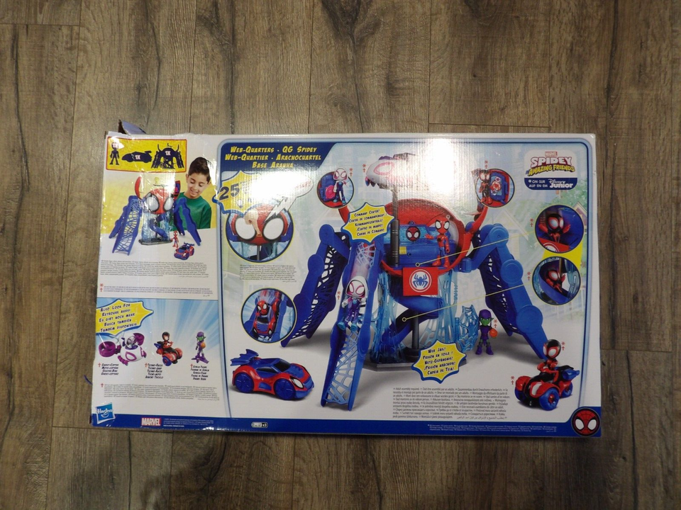 Disney JR Marvel Spidey & His Amazing Friends Web-Quarters Playset ...