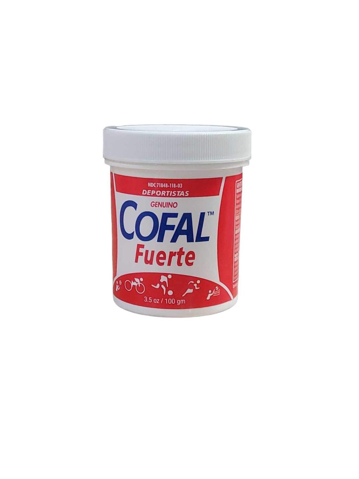 NUEVO COFAL FUERTE ROJO 3.5oz GRANDE FOR MUSCULAR PAIN, ARTHRITIS, BACK ...