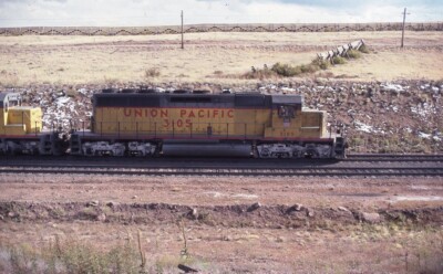 UP UNION PACIFIC Railroad Train Locomotive 3105 Original 1978 Photo ...