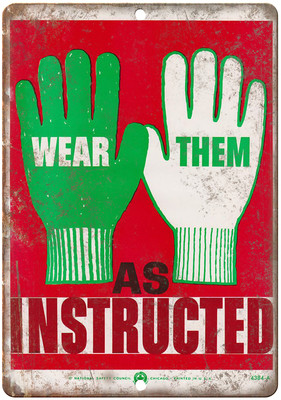Garage Workshop - Vintage Metal Safety Sign Retro Look 12" x 9" | eBay