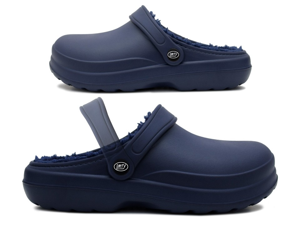 Womens Clogs Warm Fleece Lined Thermal Waterproof Garden Clogs House ...