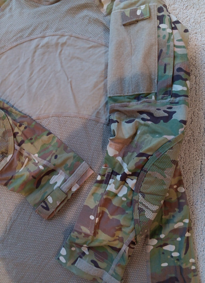 NEW Massif Army Combat OCP Shirt Men's Lg Multicam Flame Resistant FR ...
