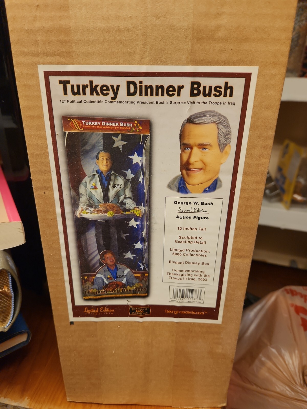 POTUS President TURKEY DINNER George Bush Limited Edition Figure #11273 ...