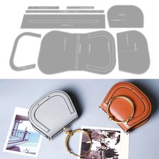 Leather Craft Clear Acrylic Shoulder Bag Handbag Pattern Stencil ...