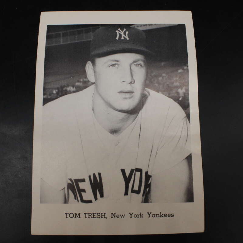 Tom Tresh Signed Rawlings OAL Baseball/Team Issued Photo Auto PSA/DNA ...