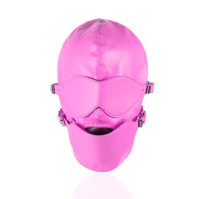 Leather Gimp Bandage Hood Sensory Deprivation Mask Mouth Gag | eBay