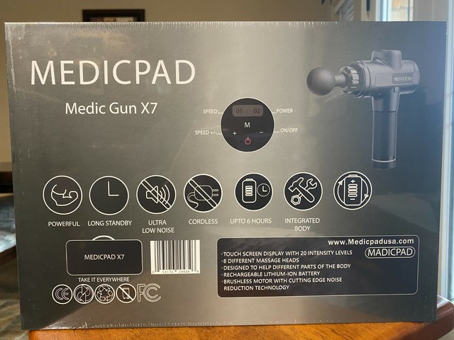 MEDICPAD Medic Gun X7 Massager Percussion Massage Gun for Athletes for ...