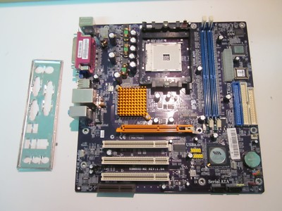 Placa Base ECS K8M800-M2 REV 1.0A SOCKET 754 + IO SHIELD | eBay
