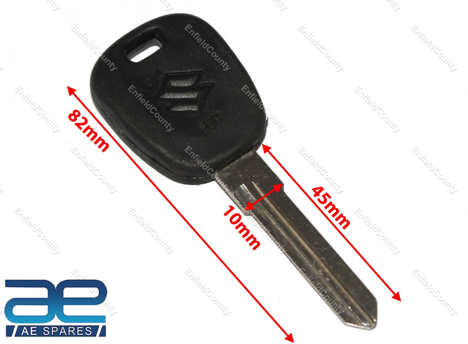 For Suzuki Blank Ignition Keys 2 Pcs With S Logo Compatible With Alto ...