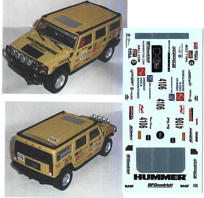 Decals 1/43 Neuf Hummer H2 Josh Hall Baja California 2004 Port Gratuit ...