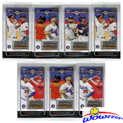 (7) 2020 Topps Big League Baseball EXCLUSIVE Jumbo Fat Cello Pack-210 ...