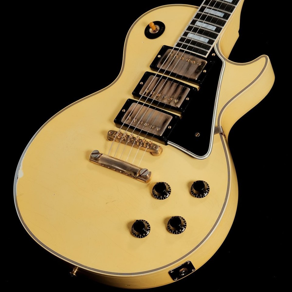 Gibson Custom Shop Murphy Lab '57 Les Paul Custom 3PU Heavy Relic White ...