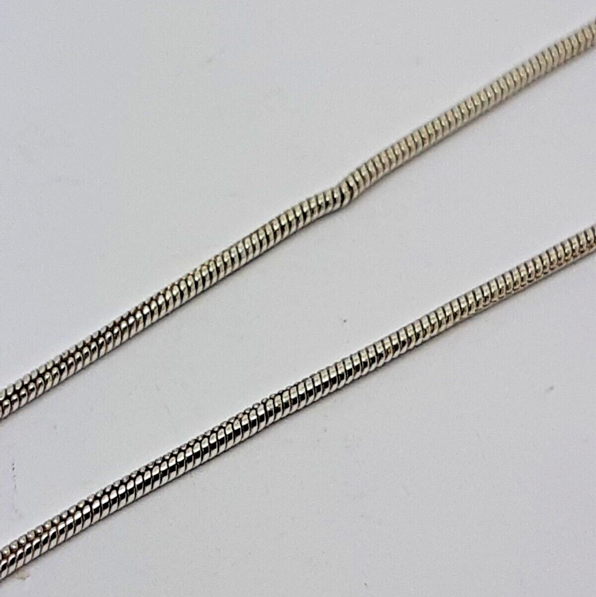 Open Heart Pendant on 46.5cm Snake Chain 925 Solid Sterling Silver ...