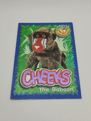 Cheeks the Baboon ty Beanie Babies Purple Wild Card #264 | eBay