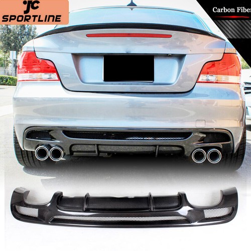 Carbon Fiber Rear Bumper Diffuser Lip for BMW E82 E88 125i 135i M Sport ...