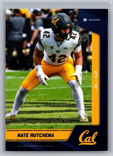 Nate Rutchena 2023 ONIT California Golden Bears #56 Football Card RC ...