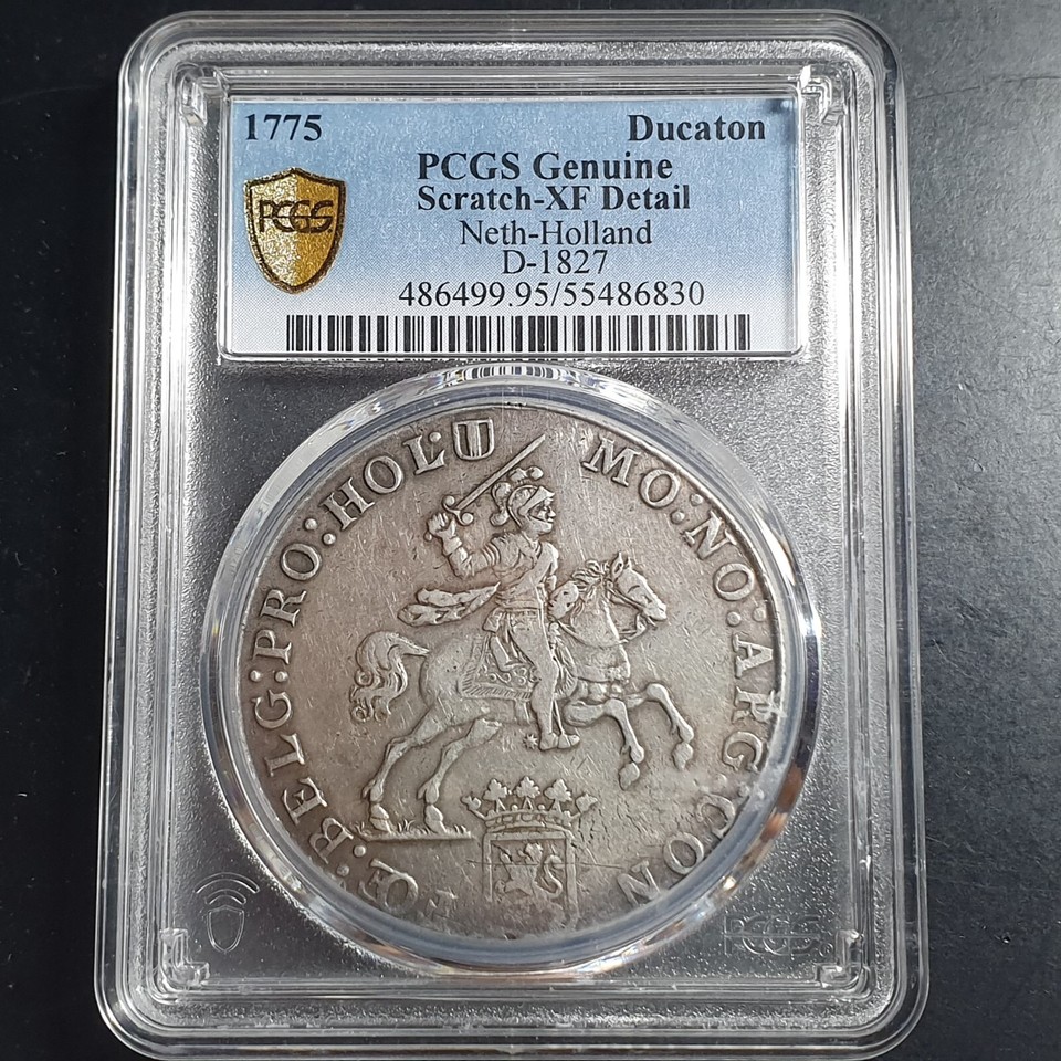 Netherlands Holland Ducaton Silver Horse Rider 1775 PCGS XF Detail | eBay