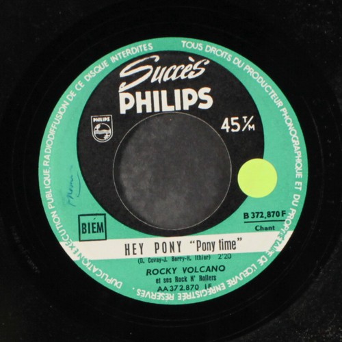 ROCKY VOLCANO: Pourquoi Pas Moi / Hey Pony PHILIPS 7" Simple 45 RPM | eBay