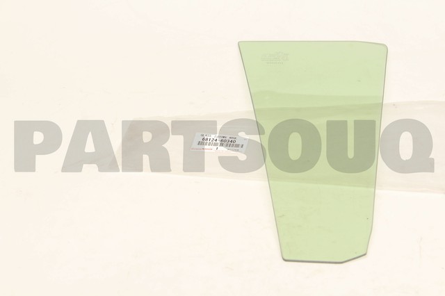 6812460340 Genuine Toyota Glass Rear Door Quarter Window LH 68124-60340 ...