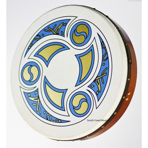 TRINITY Waltons 18 Inch Celtic Bodhran Irish Hand Drum Pack Beater DVD ...