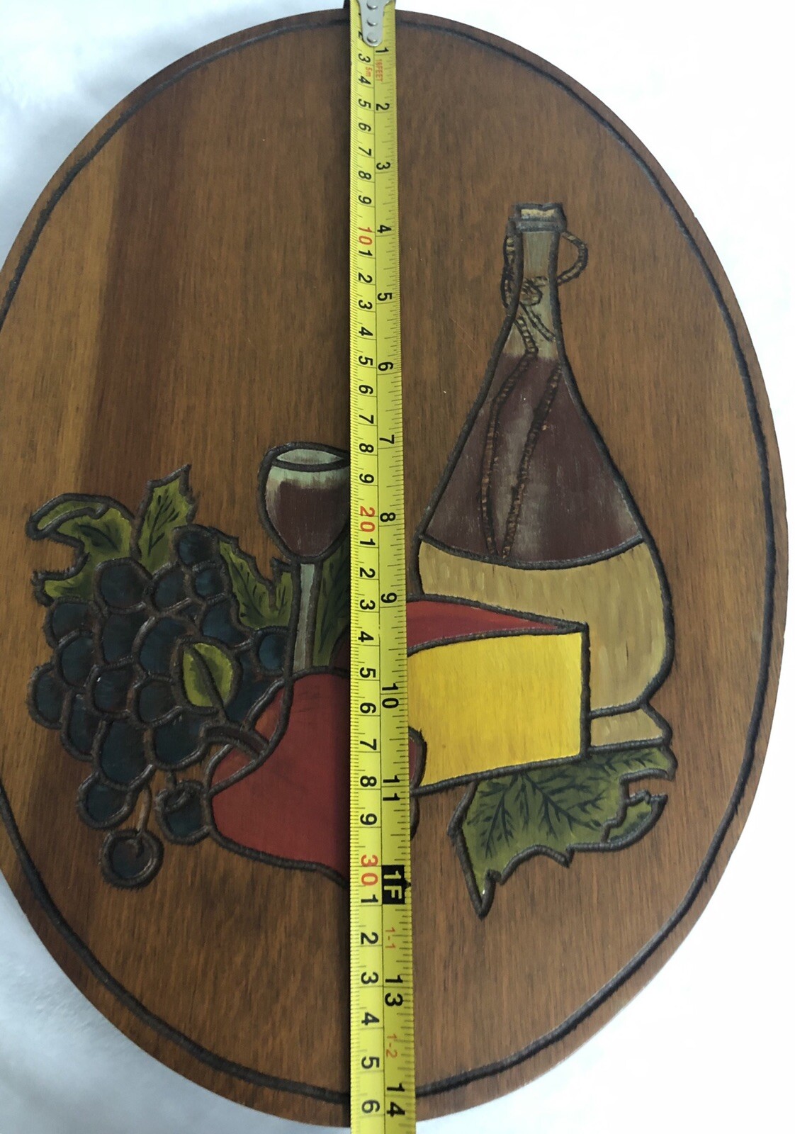 Vintage 1970 Stenciled Wooden Plaque Wall Hanging Art Decor | eBay