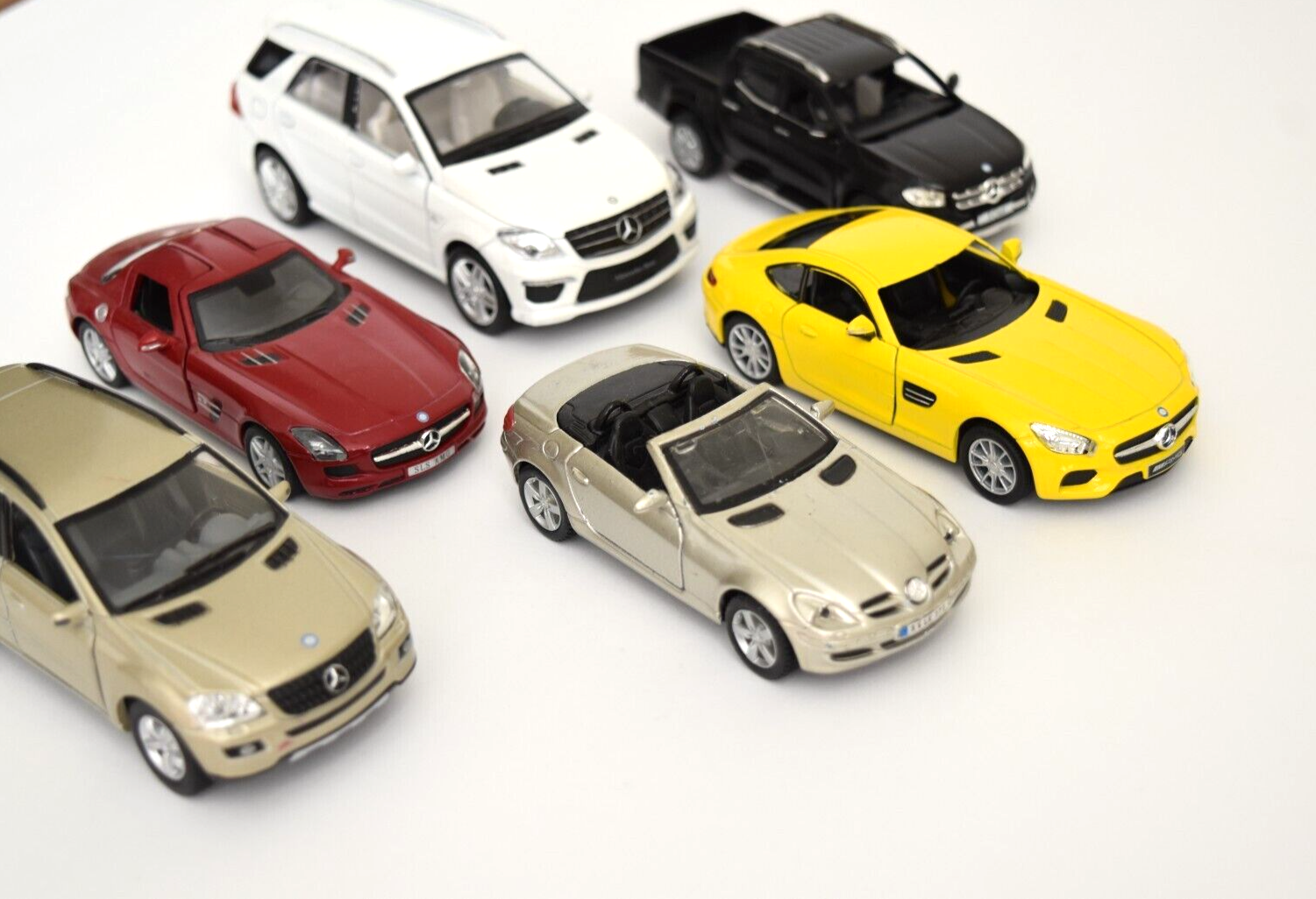 Mercedes Benz Small Used Lot of 6 Collectible Toy Cars | eBay