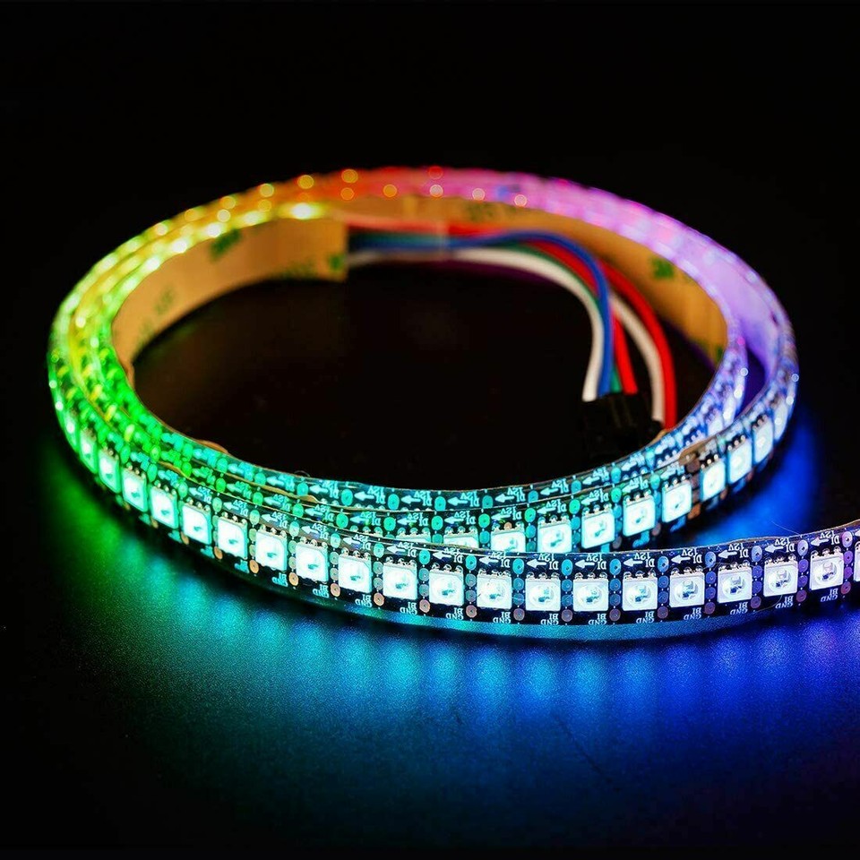 3 Pin IP65 5050 WS2811 RGB LED Strip Light Dream Color 12V 5M 150 LED ...