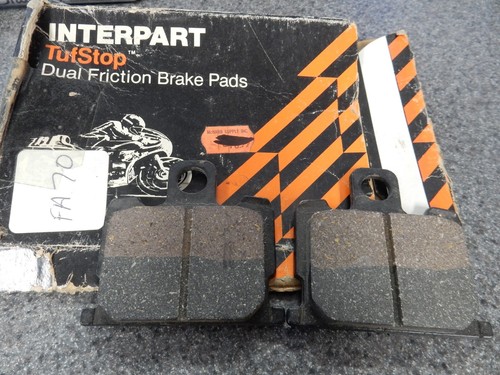 NOS Interpart TufStop Brake Pads Fits: Yamaha RX50 XJ550 XJ750 XV920 ...