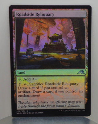 Foil Roadside Reliquary - NEO - 272/302 - Kamigawa: Neon Dynasty | eBay