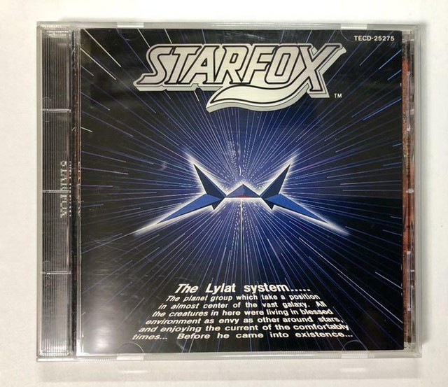 Star Fox CD Japan IMPORT Japanese Starfox Soundtrack Game Music for ...