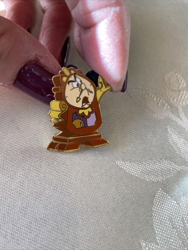 Disney Beauty And The Beast Cogsworth Pin | eBay