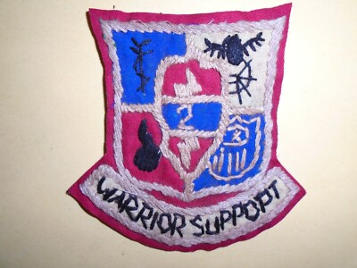 Vietnam War US 2nd Support Bn 25th Infantry Div. WARRIOR SUPPORT Hand ...