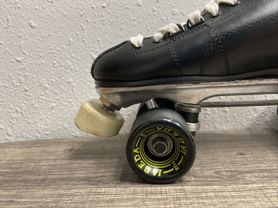 Vtg Labeda SP204 Roller Speed Skates Sz 7 Leather Quad Cruiser Pacer ...