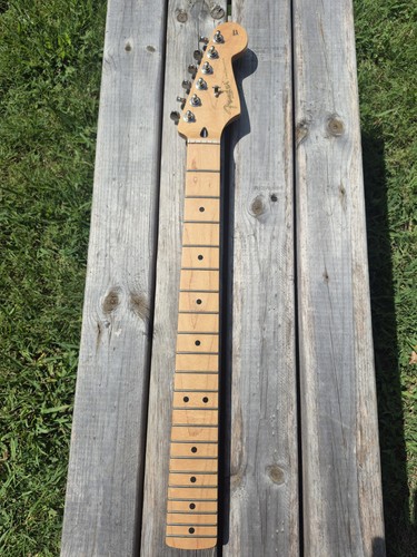 2015 Fender Stratocaster Deluxe Player Strat Neck Maple 12" Radius ...