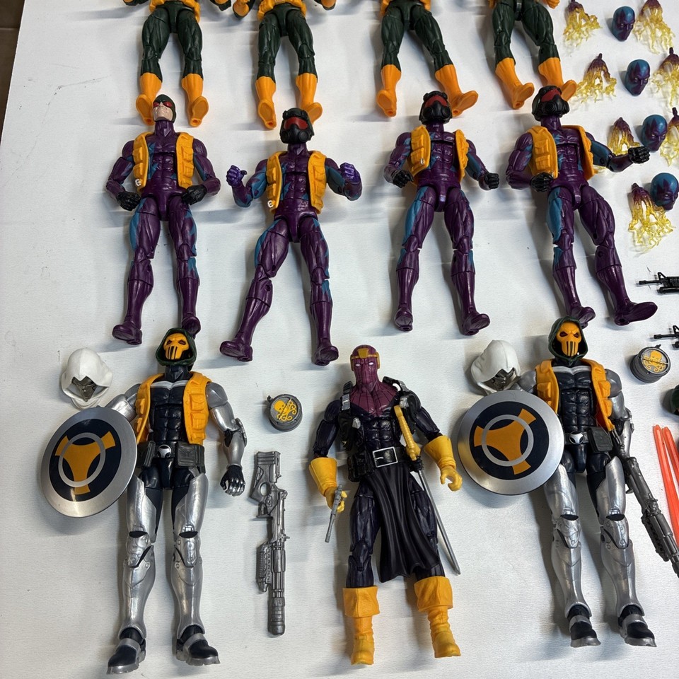 Hasbro Marvel Legends 11 Hydra 6” figures w/ accessories Zemo Eel ...