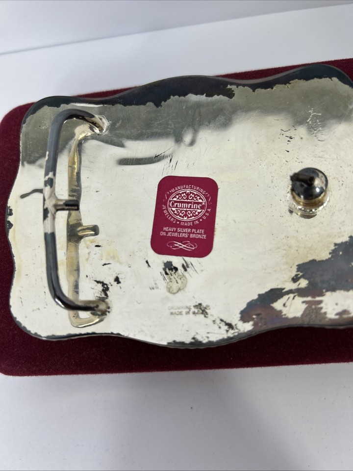 Texas Crumrine Belt Buckle Crumline Vintage Antique | eBay