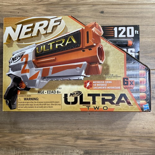 NERF Ultra Two Motorized Blaster Fast Back Reloading Includes 6 Ultra ...