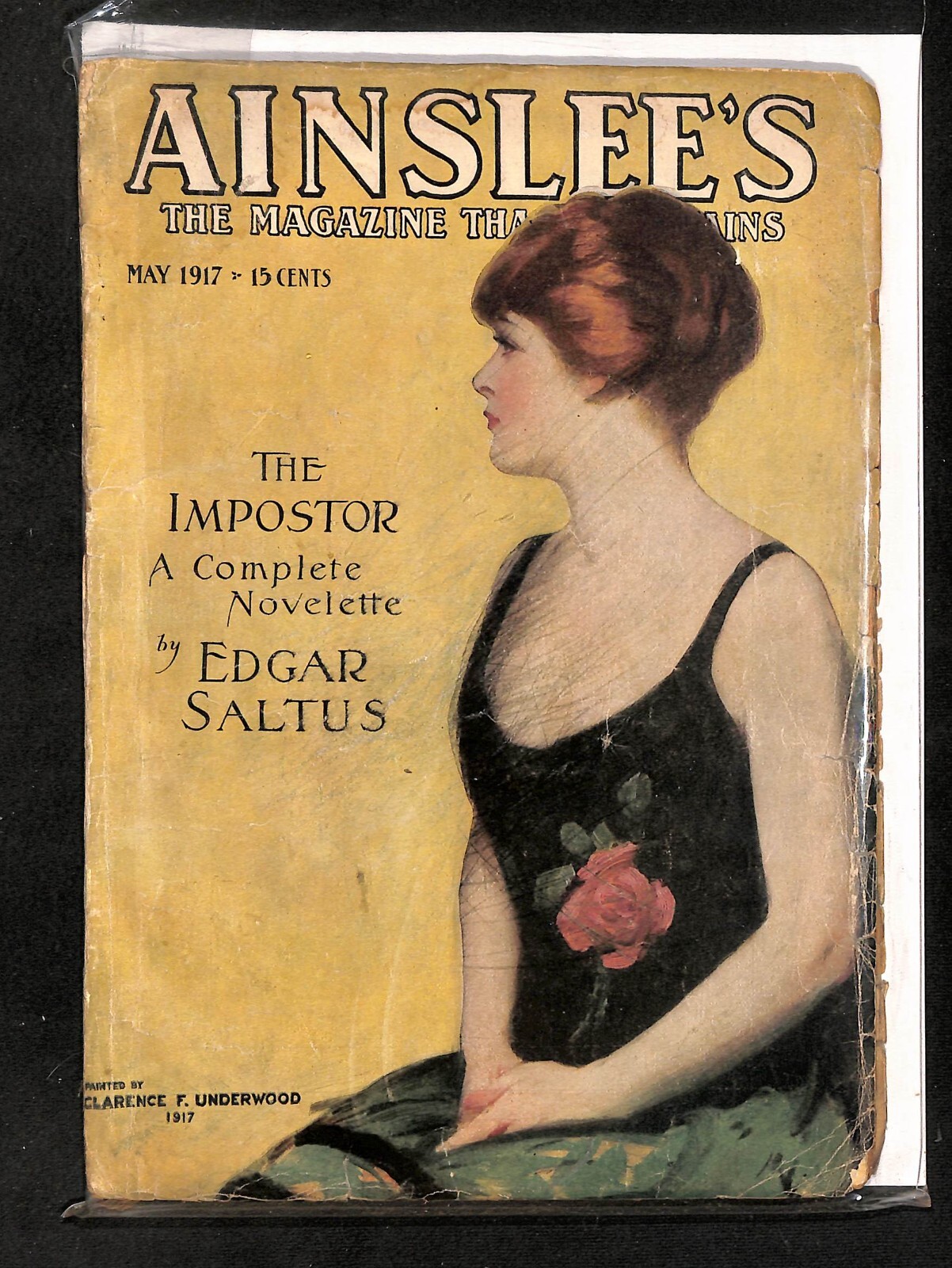 Ainslee's Magazine Volume 39 #4 1917 - The Impostor by Edgar Saltus | eBay