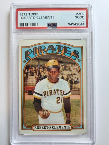 1972 Topps - #309 Roberto Clemente PSA 2 | eBay
