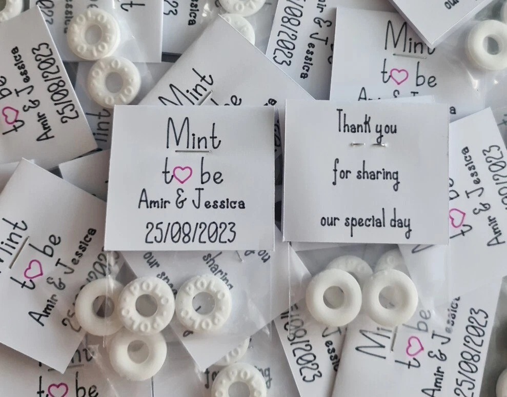 Mint To Be Wedding Mints